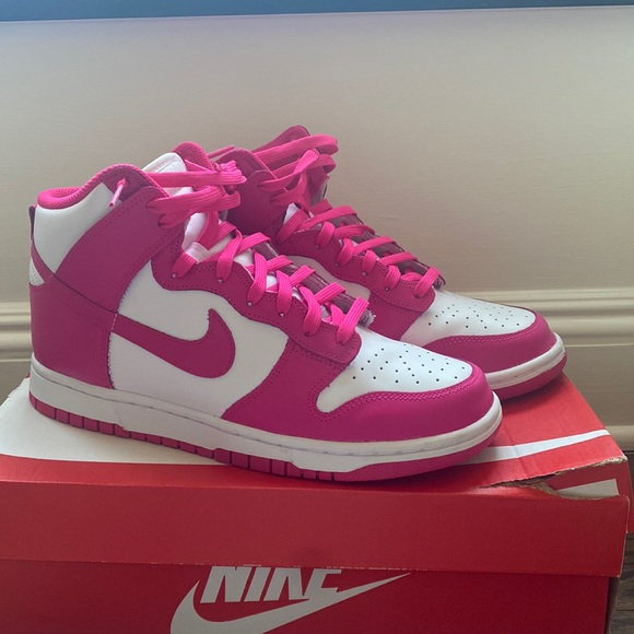 Nike | Shoes | Nike Pink Prime Dunks High | Poshmark